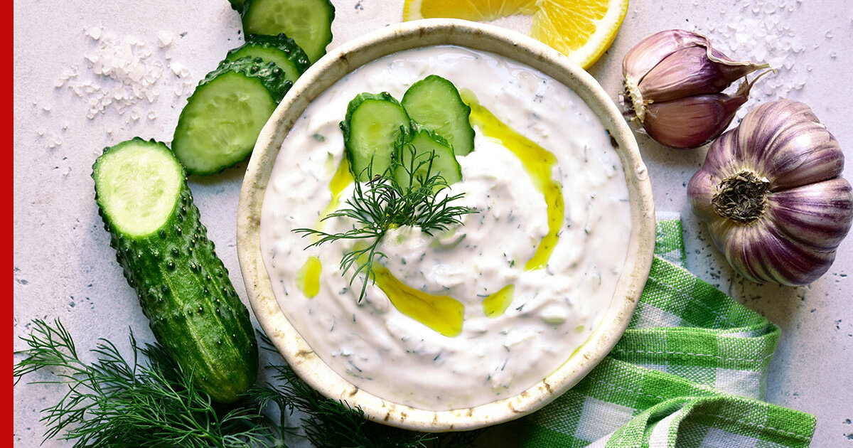 Недорого и вкусно: соус-закуска "Дзадзики" из 4 простых ингредиентов за ...