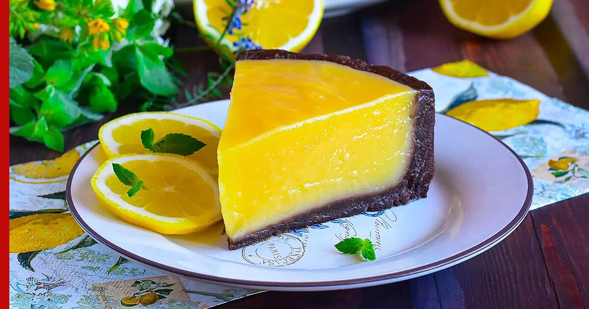 Недорого и вкусно: ароматный лимонный пирог без выпечки всего из 6 ...